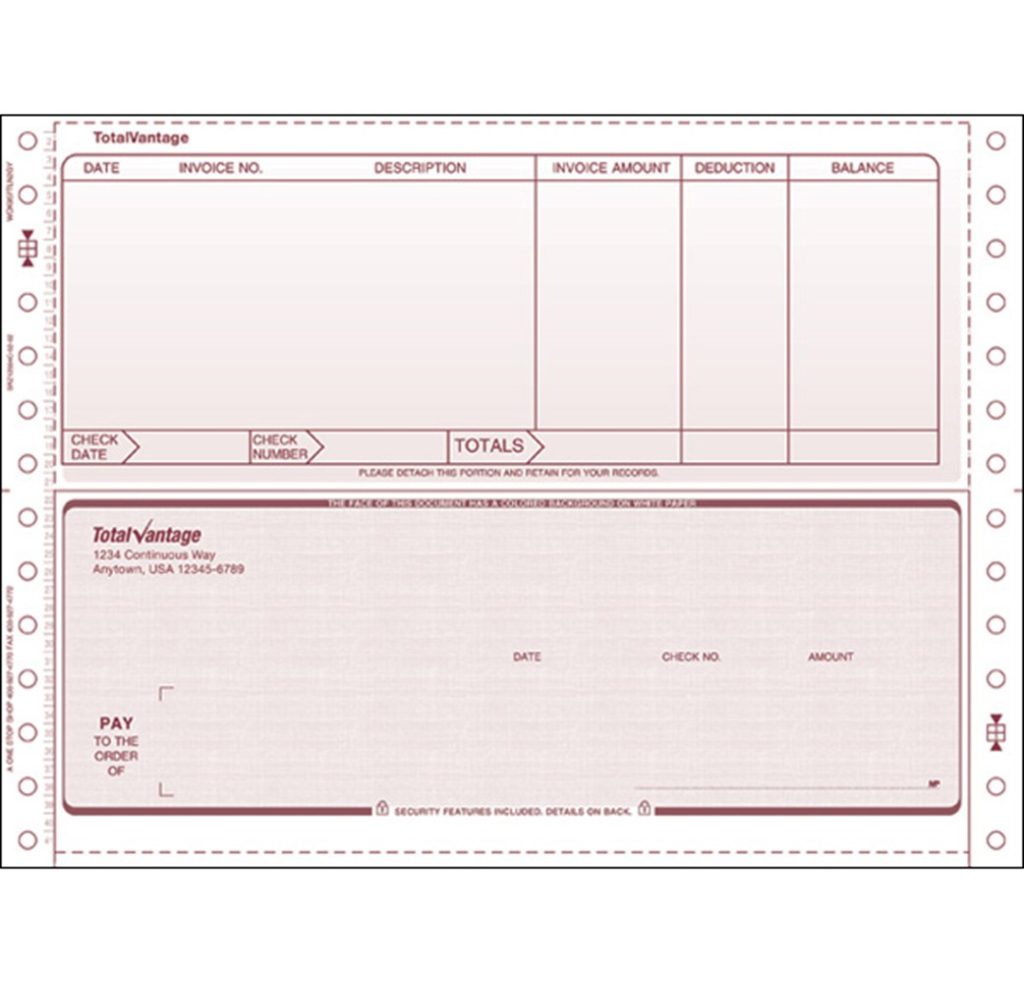 Standard Plus Continuous Checks – Nashville Interform Graphics