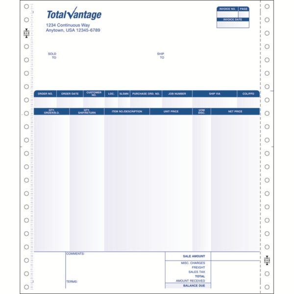Standard Plus Continuous Checks – Nashville Interform Graphics